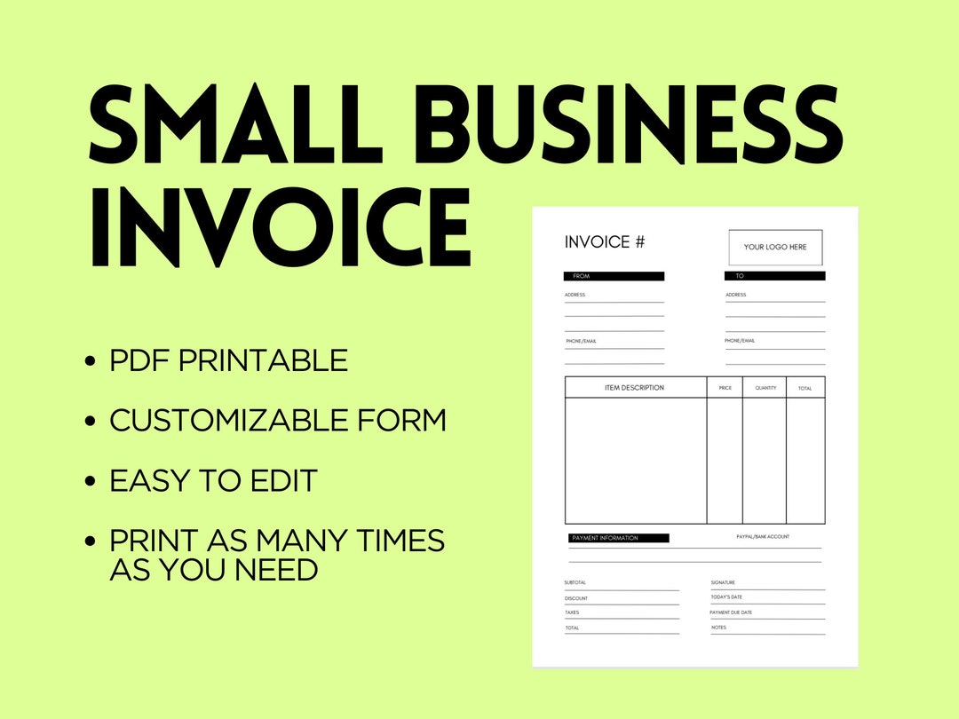 Small Business Invoice Business Invoice Template Invoice Template ...