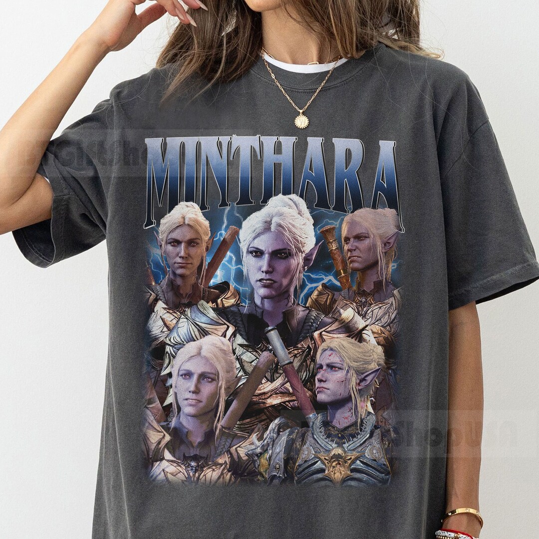 Minthara Baldurs Gate 3 Vintage Shirt, Baldurs Gate 3 Shirt, Minthara ...