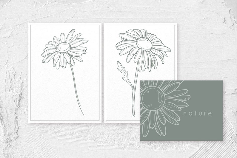Daisy SVG, PNG, DXF, Eps, Pdf, Flower Svg Files, Summer Floral Svg ...