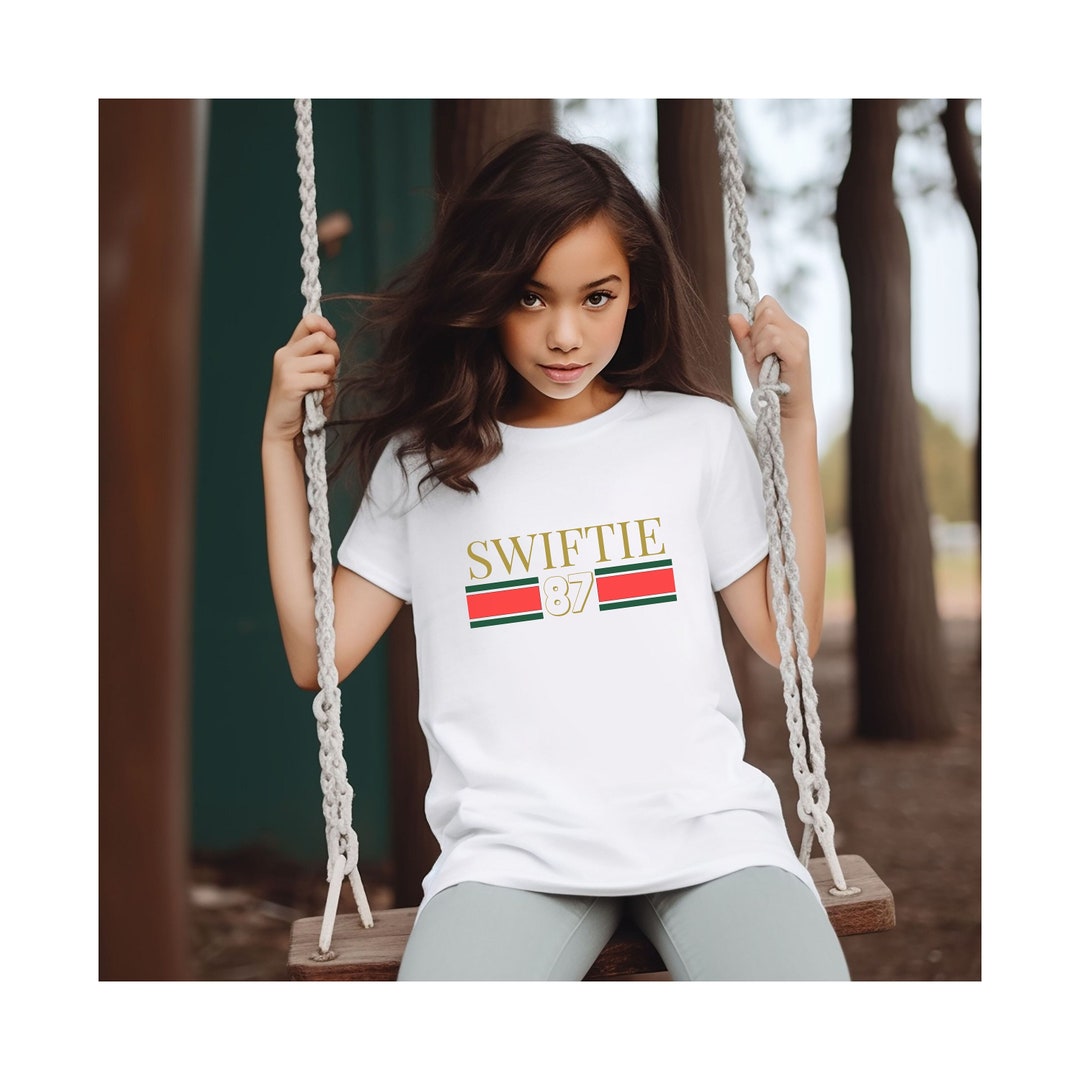 Swiftie 87 Designer Youth Bella & Canvas Tee, Swift Fan Girl Shirt ...