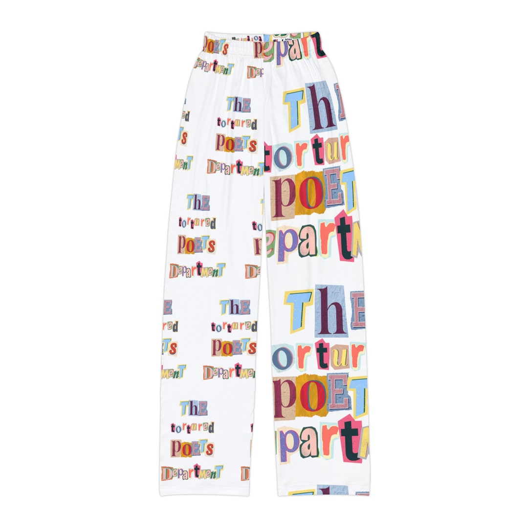 TTPD Ransom Lettering Kids Pajama Pants, Tortured Poets Department T ...