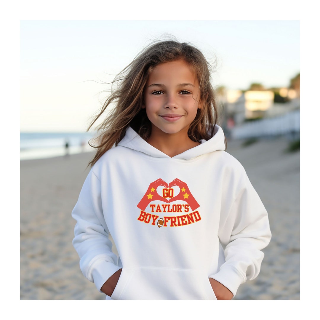 Go Taylor's Boyfriend Youth Hooded Sweatshirt, Swiftie Fan Gear Kids ...