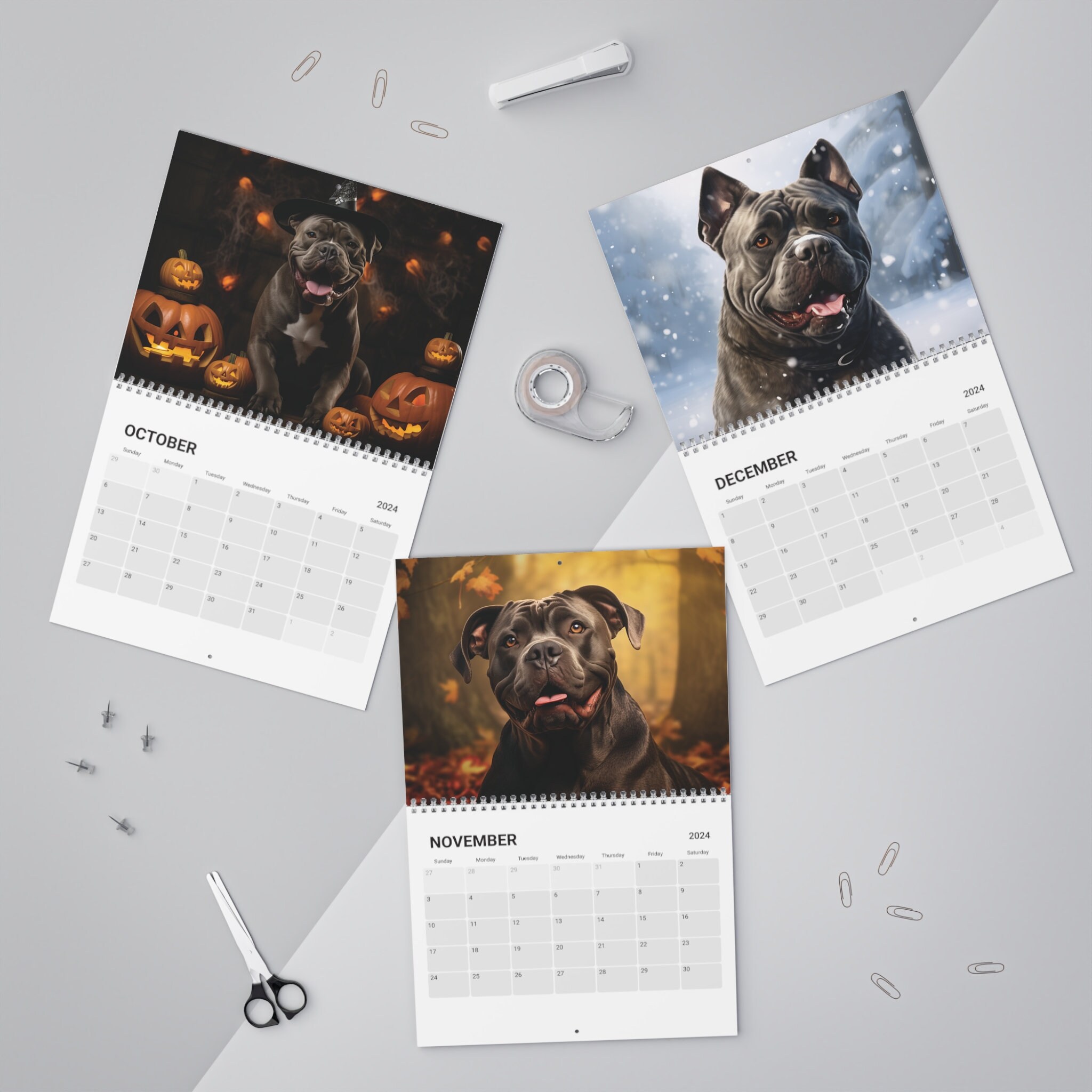 Happy Smiling Cane Corso Calendar 2024 - Etsy