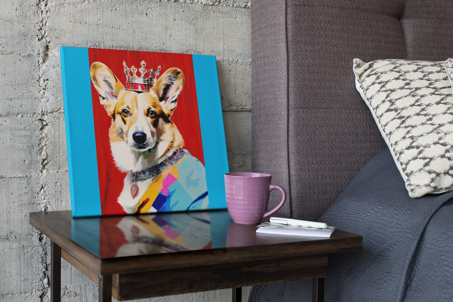 Pembroke Welsh Corgi Pop Art, Dog Decor Wall Art, Large Printable ...