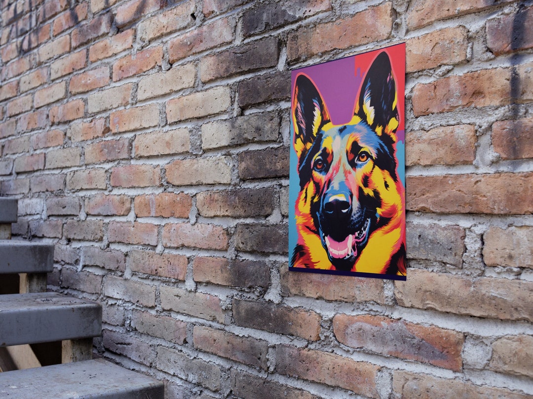 German Shepherd, Dog Decor Wall Art, Large Printable Poster, Digital ...
