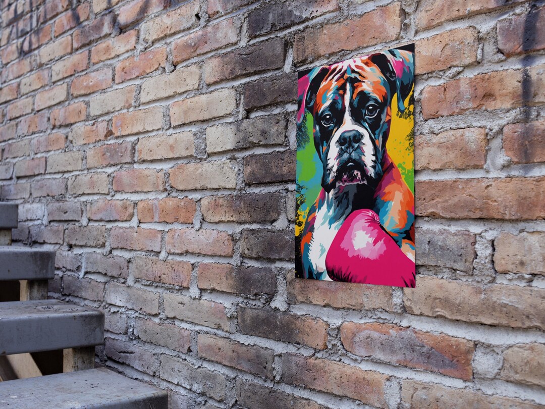 Boxer Dog Print, Dog Decor Wall Art, Large Printable Poster, Digital ...