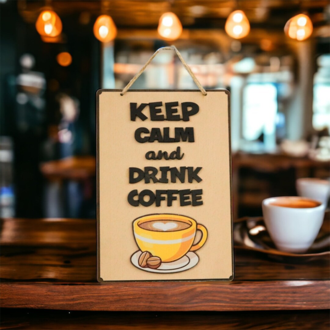 Coffee Shop Funny Sign Wall Decorations for Coffee Shop - Etsy