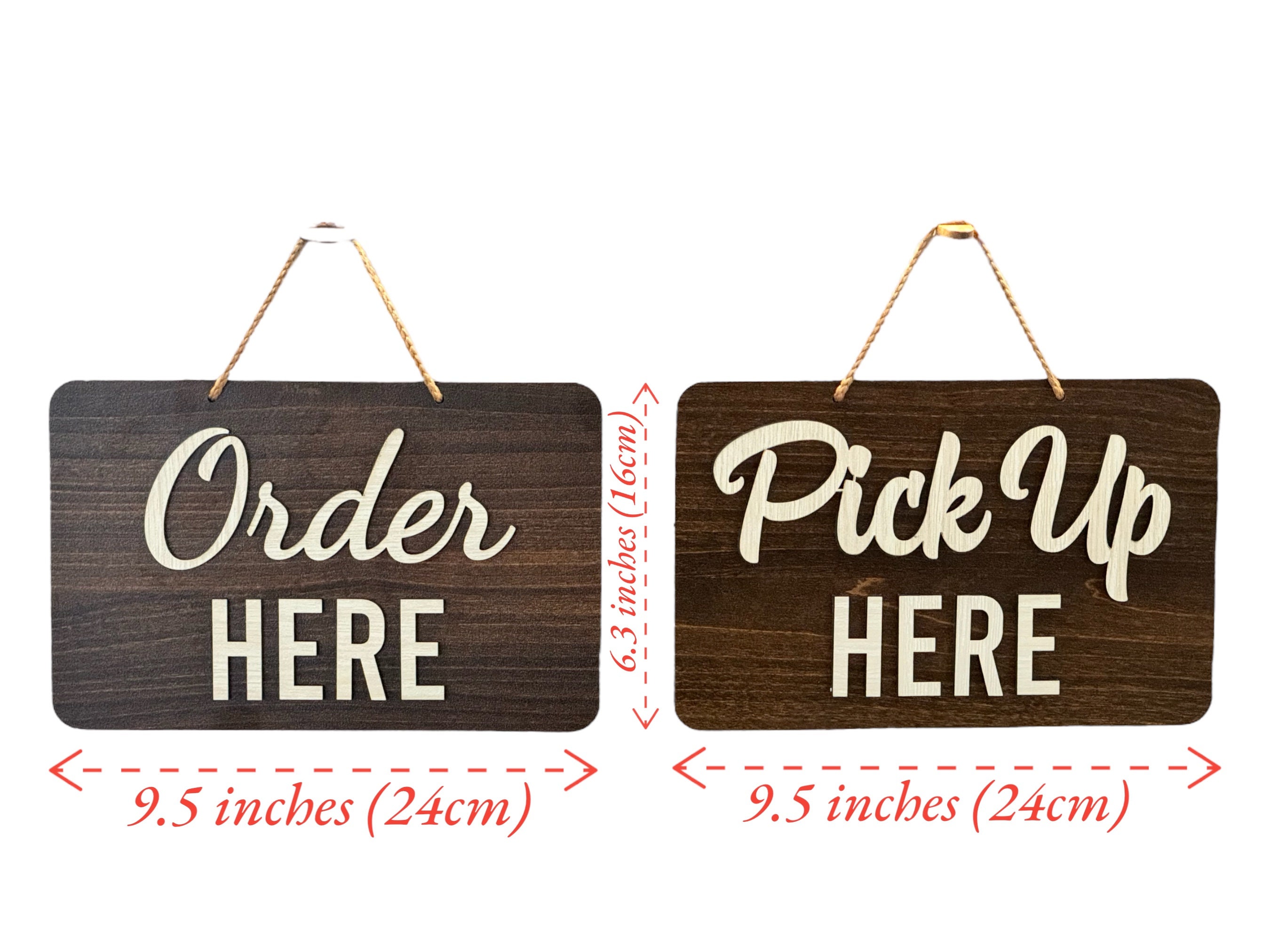 Order Here Pick up Here Sign Sign for Coffee Shop Sign for Fast Food ...