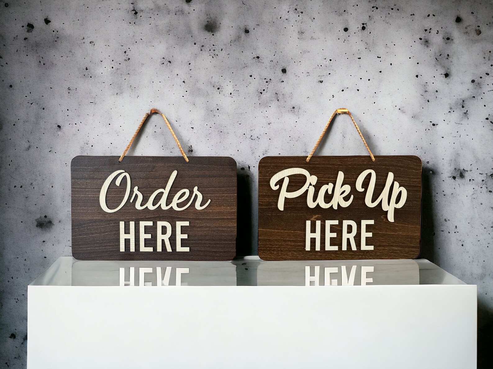 Order Here Pick up Here Sign Sign for Coffee Shop Sign for Fast Food ...
