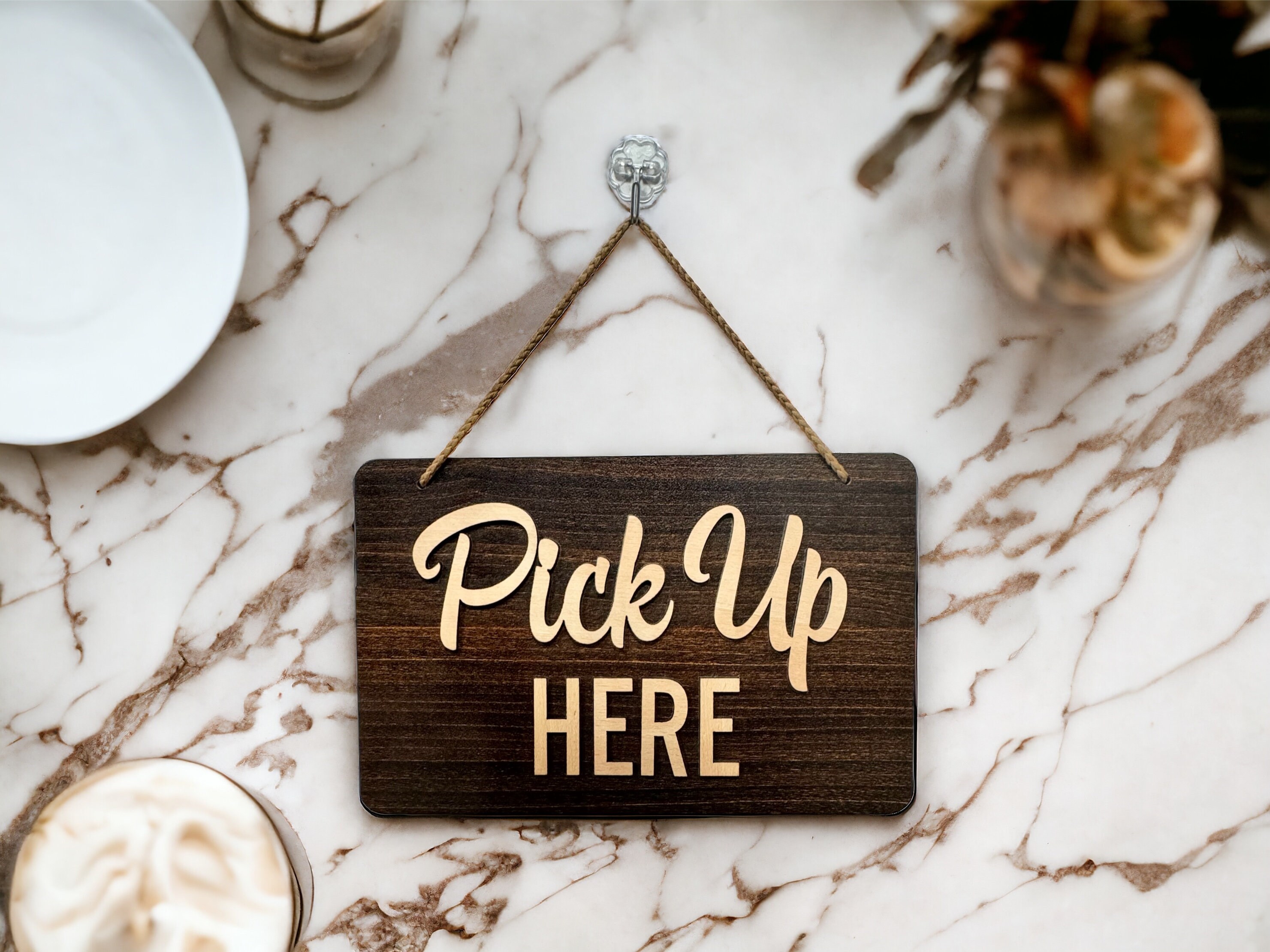 Pick up Sign for Restaurant Pick up Here Sign for Coffee Shop Pick up ...