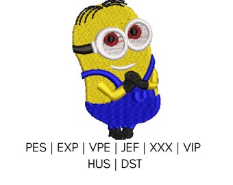 Yellow Minion Helper Inspired Mask ITH Project in the Hoop Embroidery ...