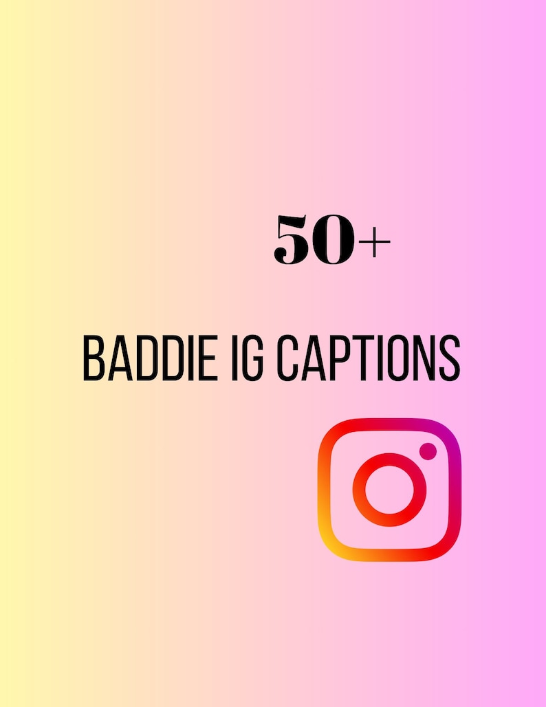 50+ Baddie Captions to Grow Your IG - Etsy