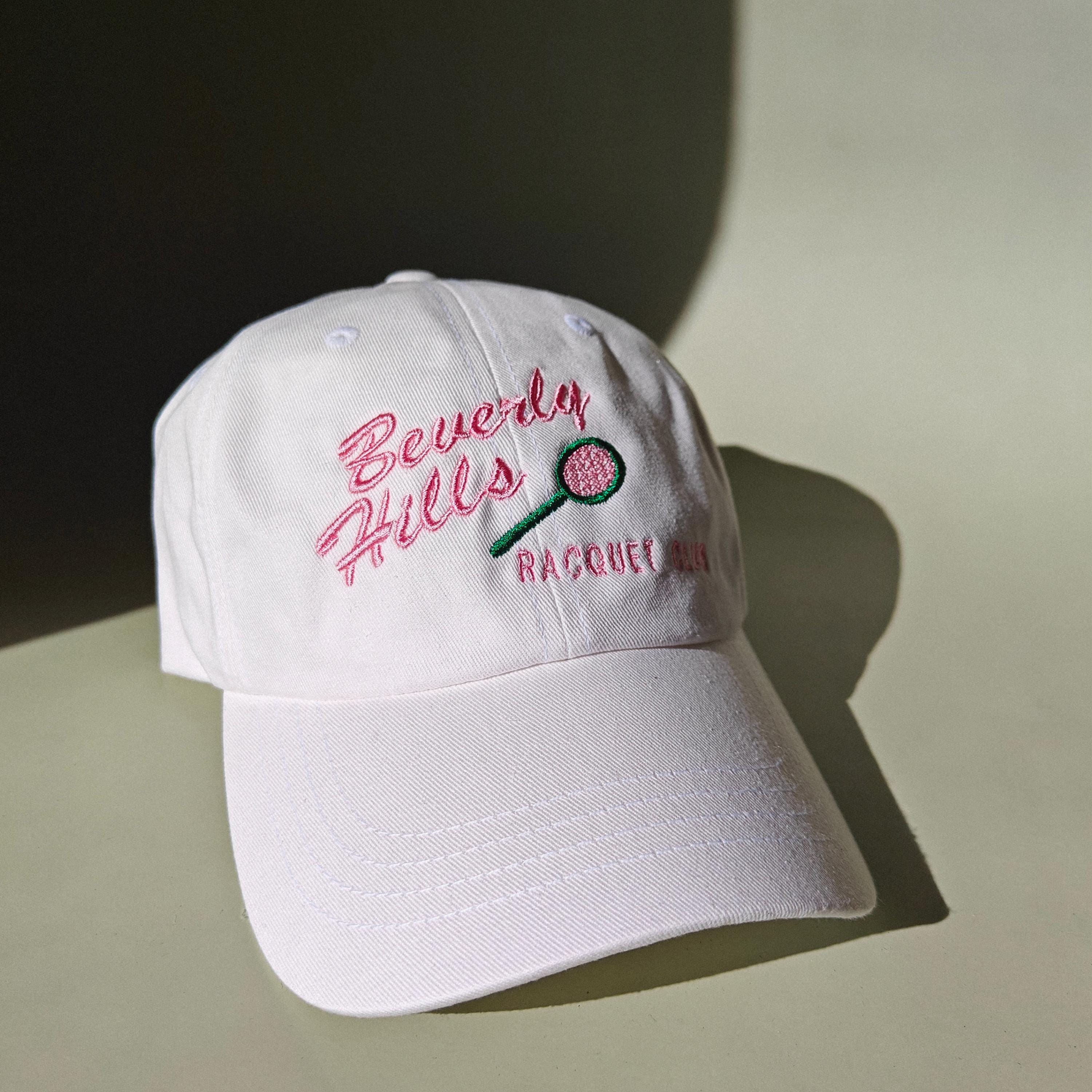 Country Club Tennis Hat Retro Racquet Club Baseball Cap Old Money ...