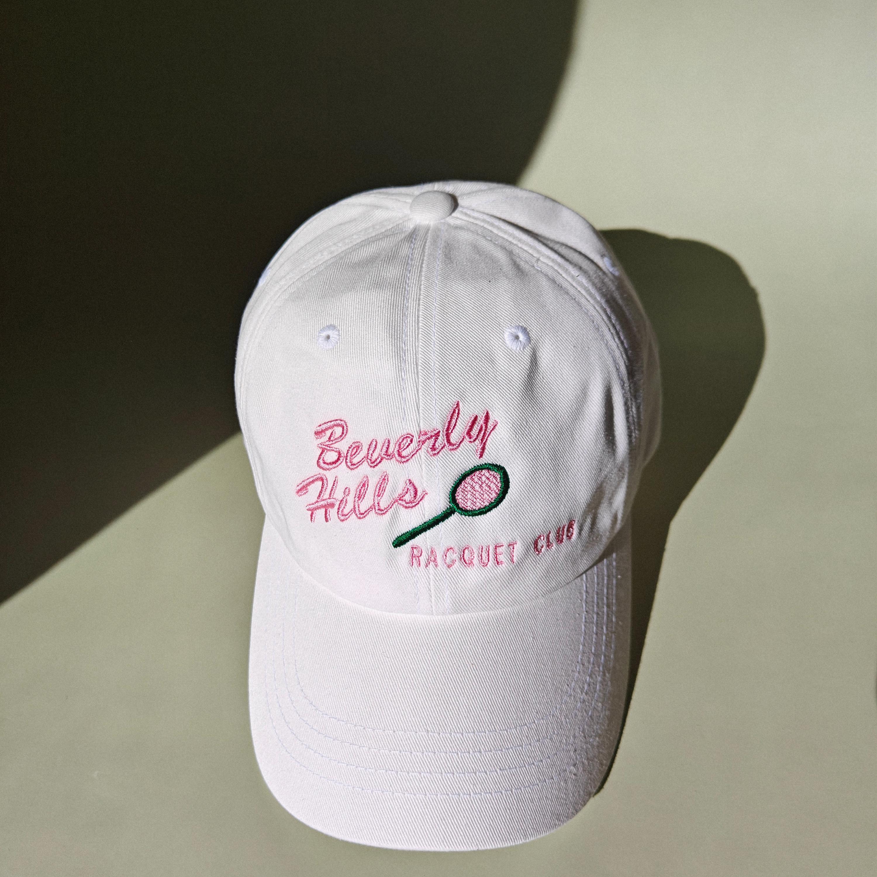 Country Club Tennis Hat Retro Racquet Club Baseball Cap Old Money ...