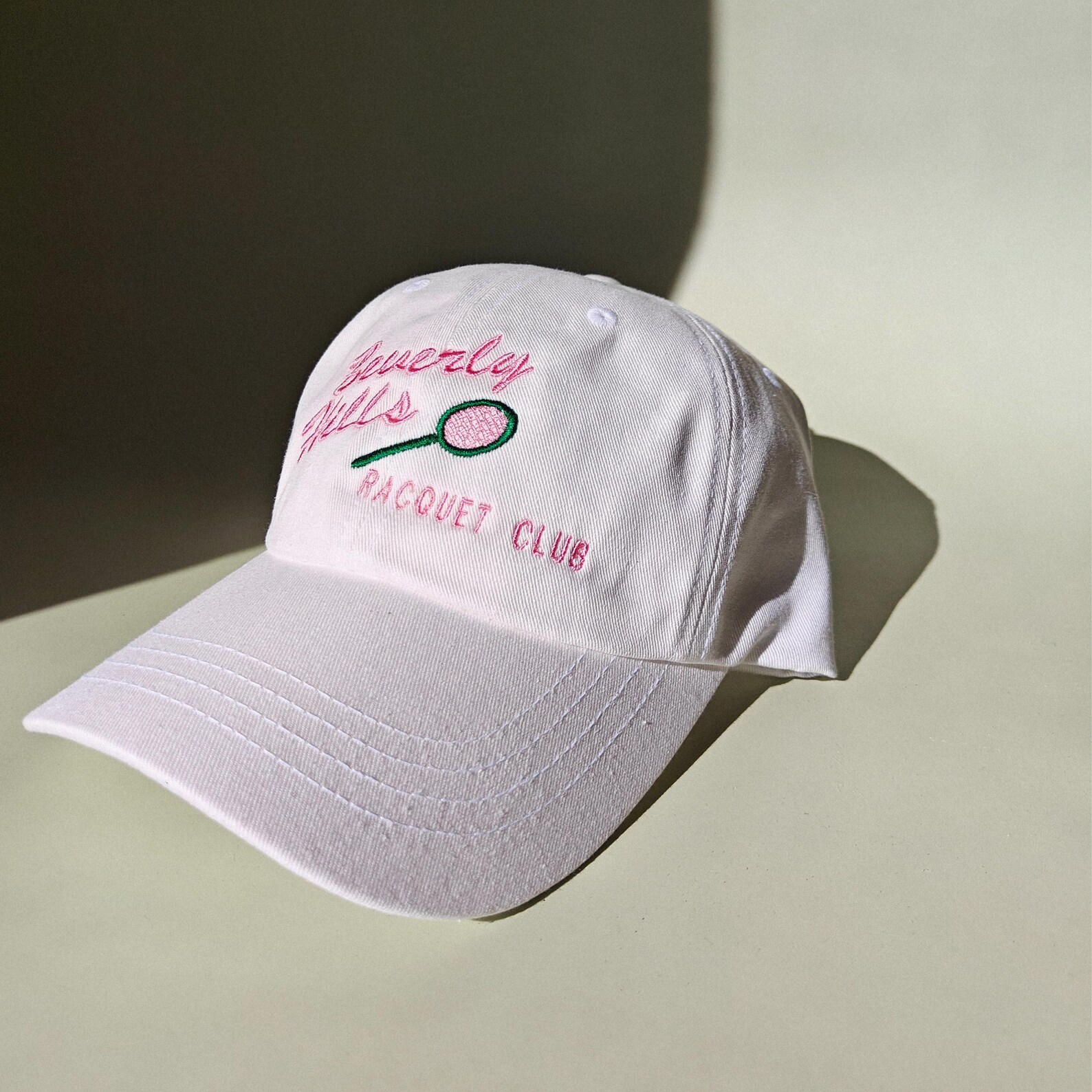 Country Club Tennis Hat Retro Racquet Club Baseball Cap Old Money ...