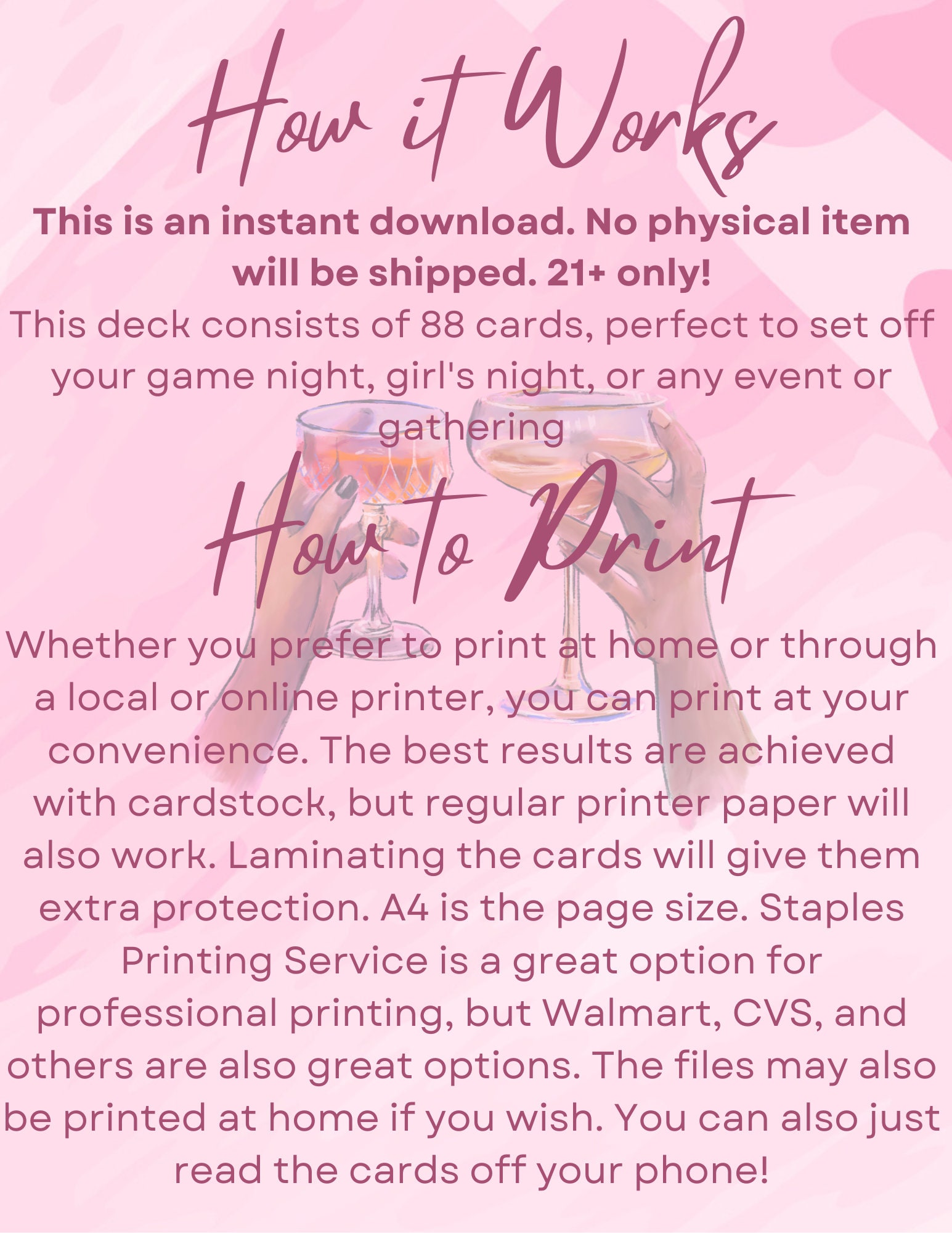 Pretty Tipsy Digital Drinking Game Adult Game Night Printable - Etsy