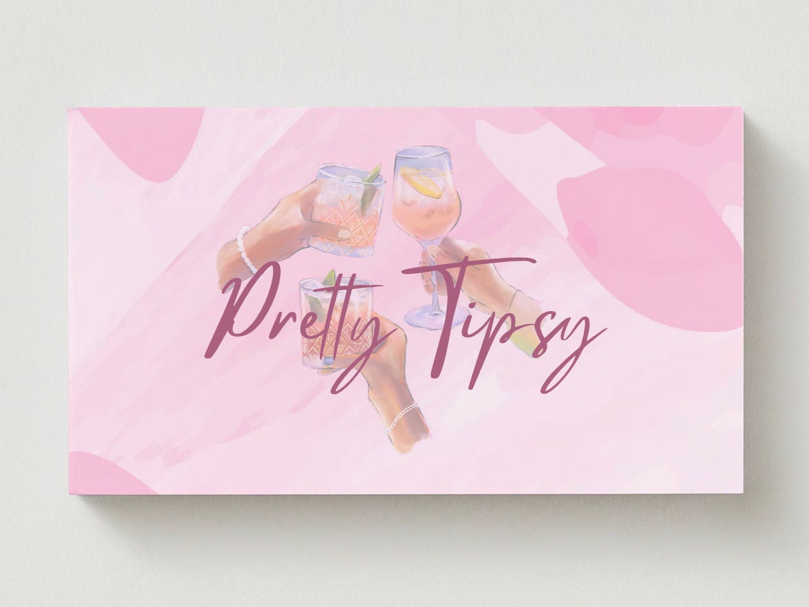 Pretty Tipsy Digital Drinking Game Adult Game Night Printable - Etsy