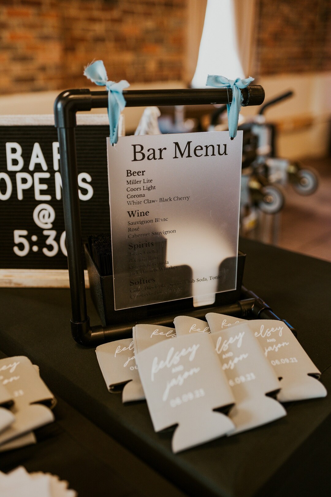 Acrylic Wedding Bar Sign | Beverage Signs | Custom Wedding Signs - Etsy