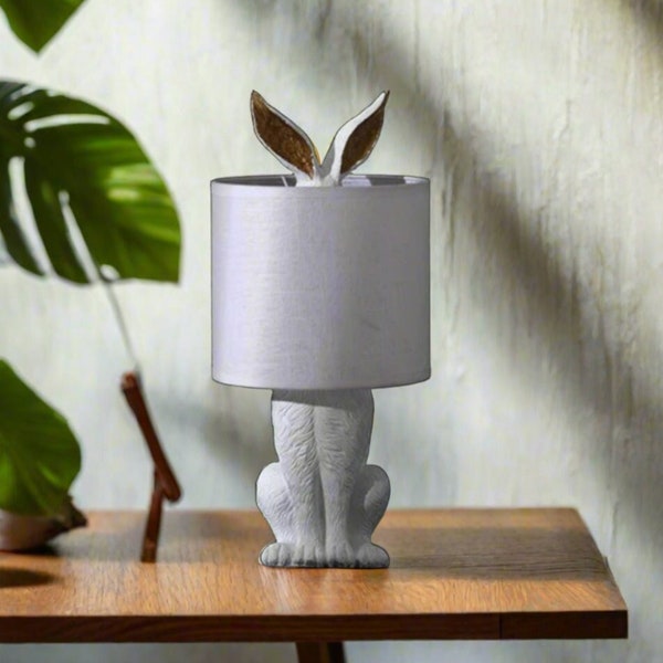 Rabbit Lamp - Etsy