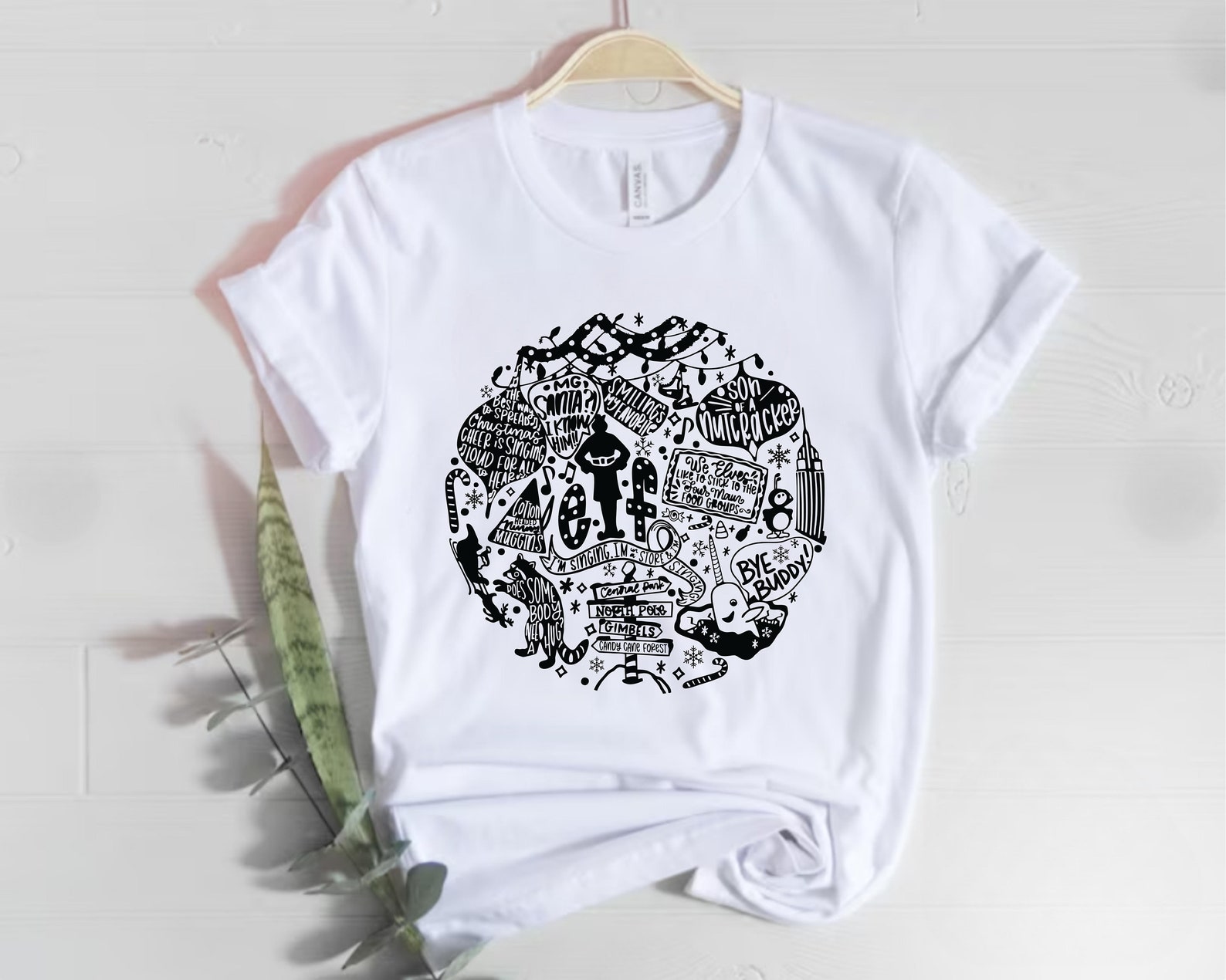 Custom Elf Movie Collage Svg, Png, Dxf, Eps, Jpg, Design, Christmas Elf ...