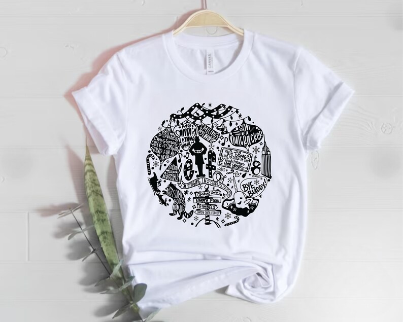 Custom Elf Movie Collage Svg, Png, Dxf, Eps, Jpg, Design, Christmas Elf ...