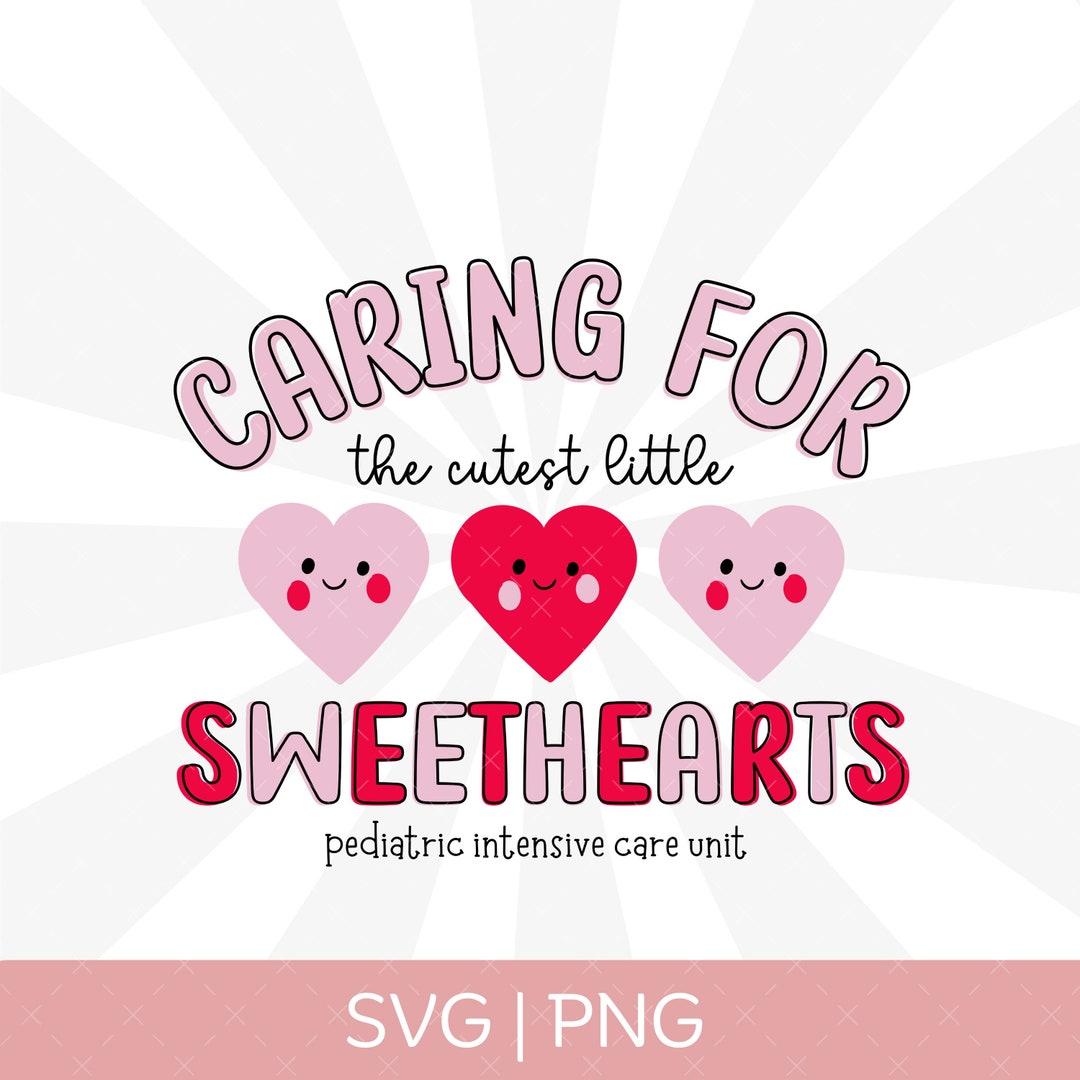 PICU Nurse Valentine Svg Png, Picu Valentines Png, Pediatric Intensive ...