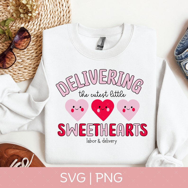 Labor and Delivery Nurse Valentine Svg, Labor Delivery Valentines Day ...