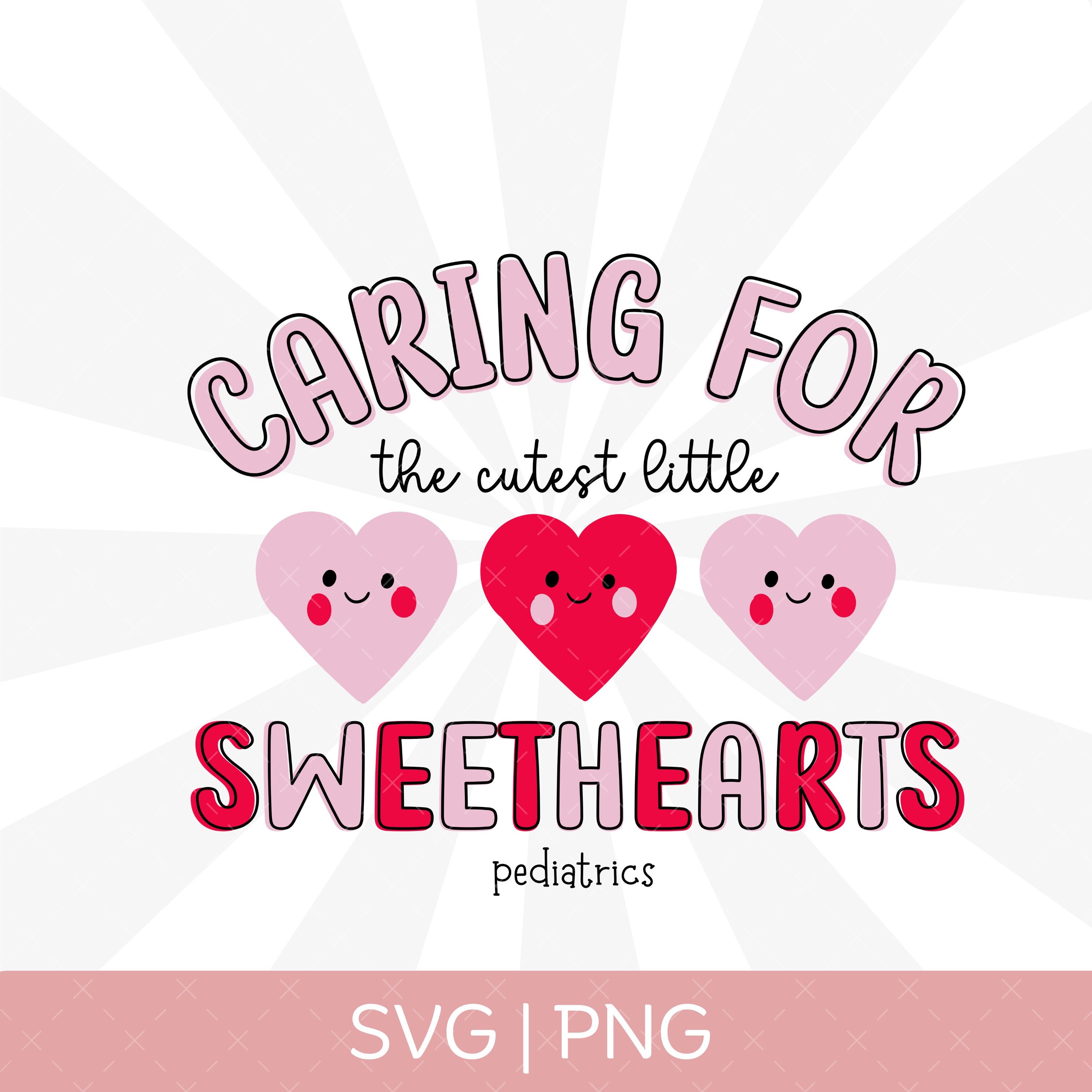Pediatric Nurse Valentine Svg Png, Peds Nurse Valentine SVG Png, Caring ...