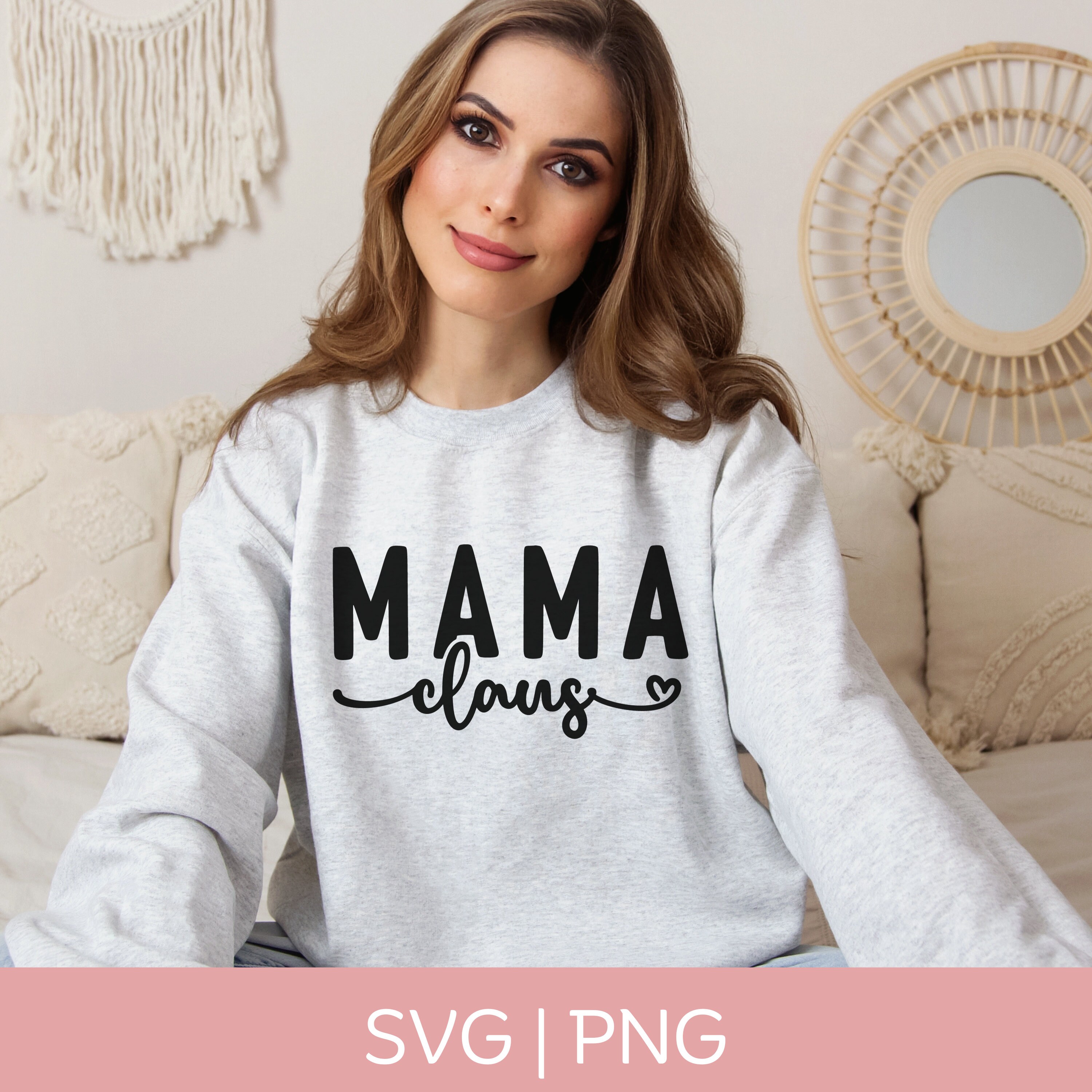 Mama Claus SVG PNG Christmas Mom Svg Merry Mama Svg - Etsy