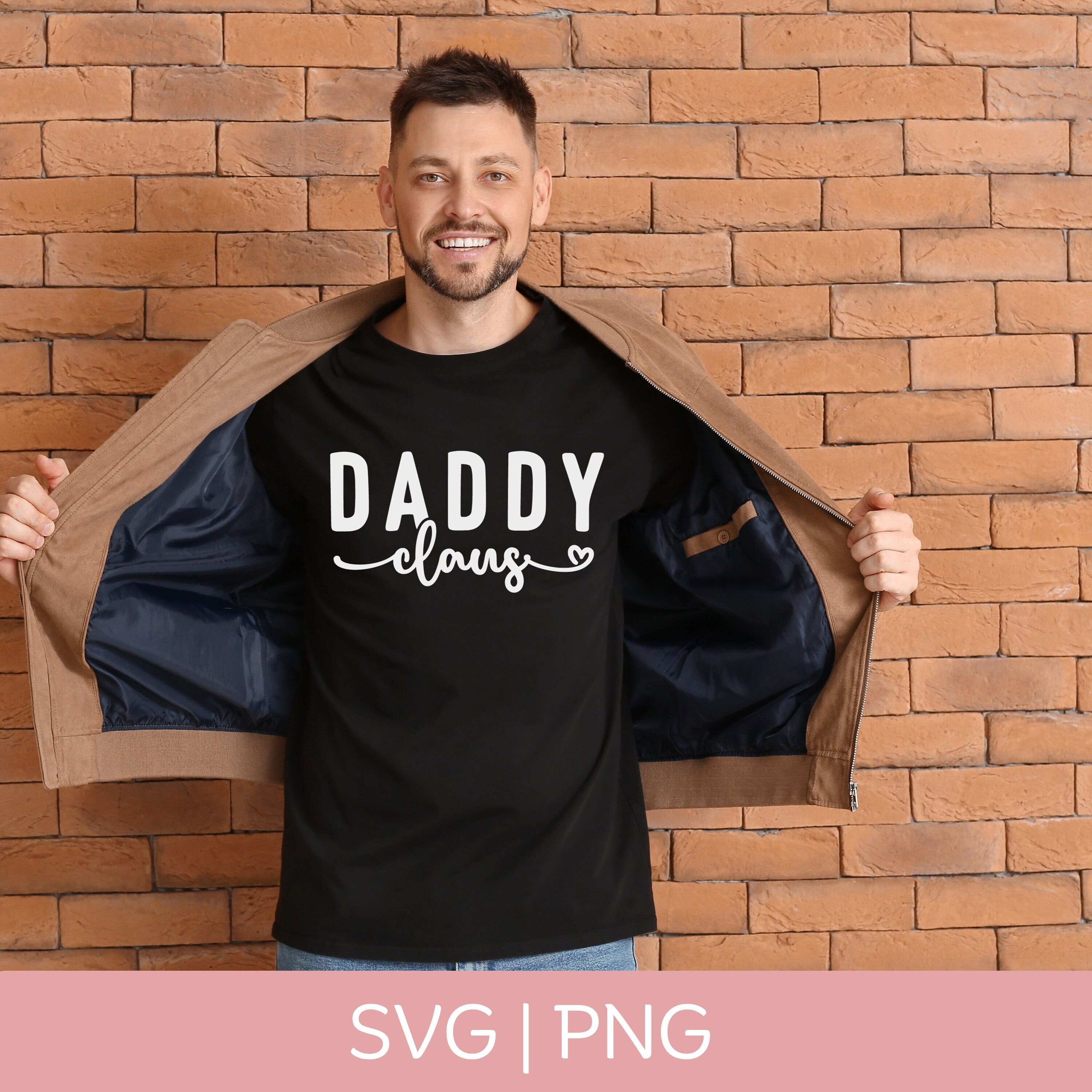 Daddy Claus Svg Png, Christmas Dad Svg, Merry Daddy Svg, Matching ...