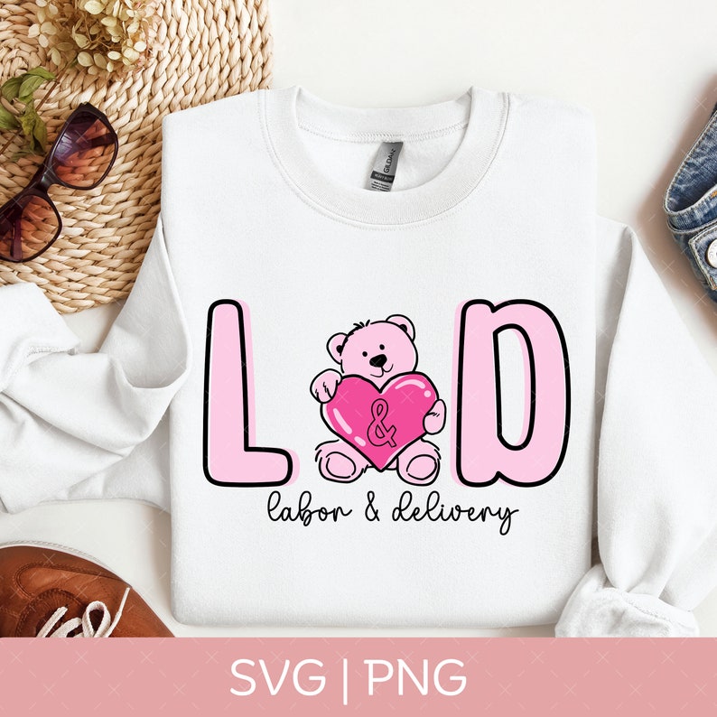 Labor and Delivery Nurse Valentine Svg, Labor Delivery Valentines Day ...