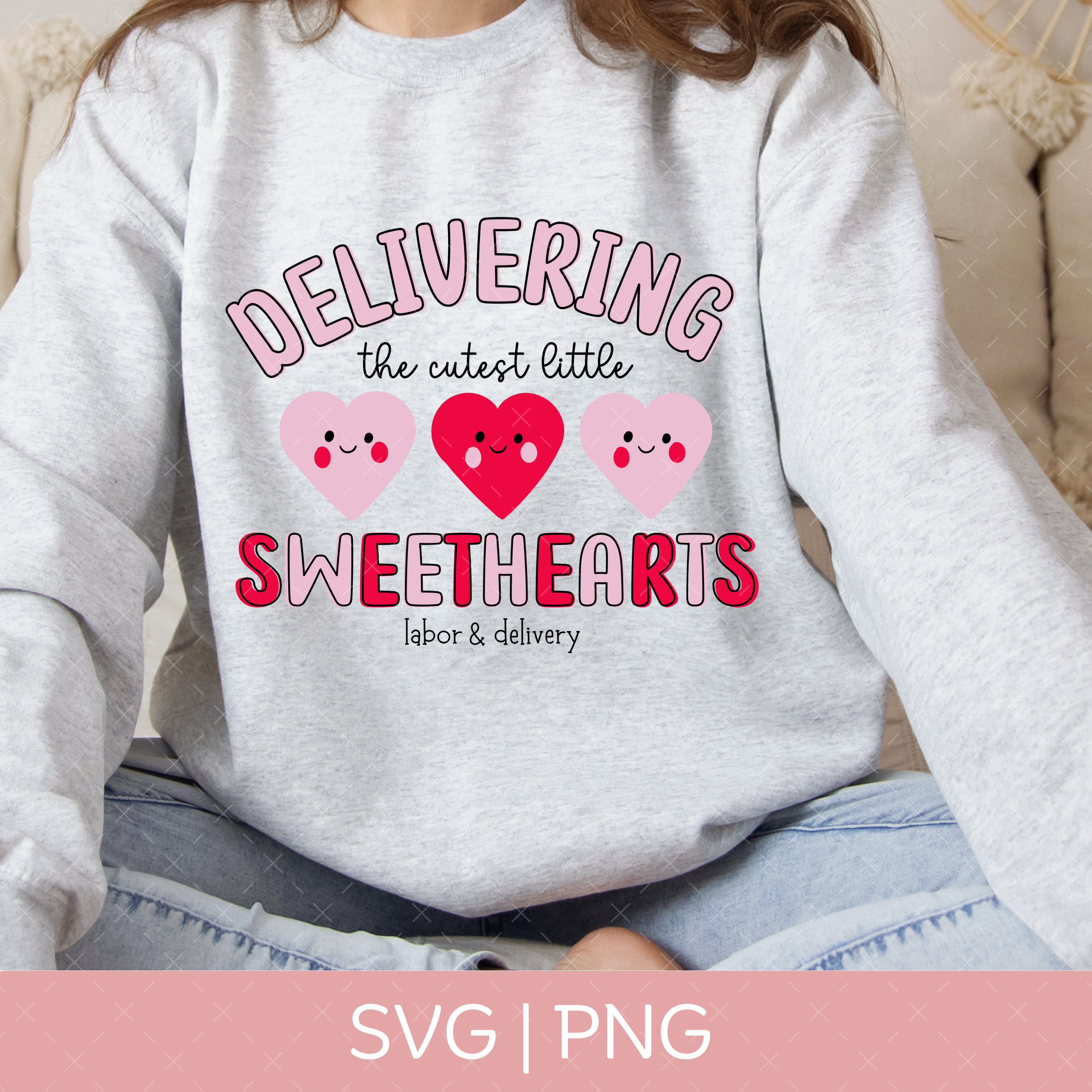Labor and Delivery Nurse Valentine Svg, Labor Delivery Valentines Day ...