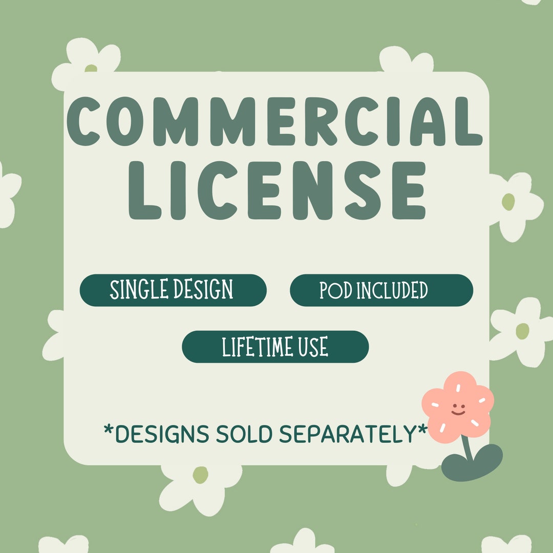 Commercial License for Single Design Bloomberry Studio - Etsy