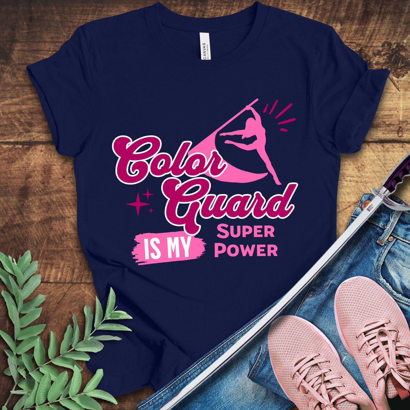 Color Guard Tshirt, Drum Corps T-shirt, Retro Guard T Shirt, Winter ...