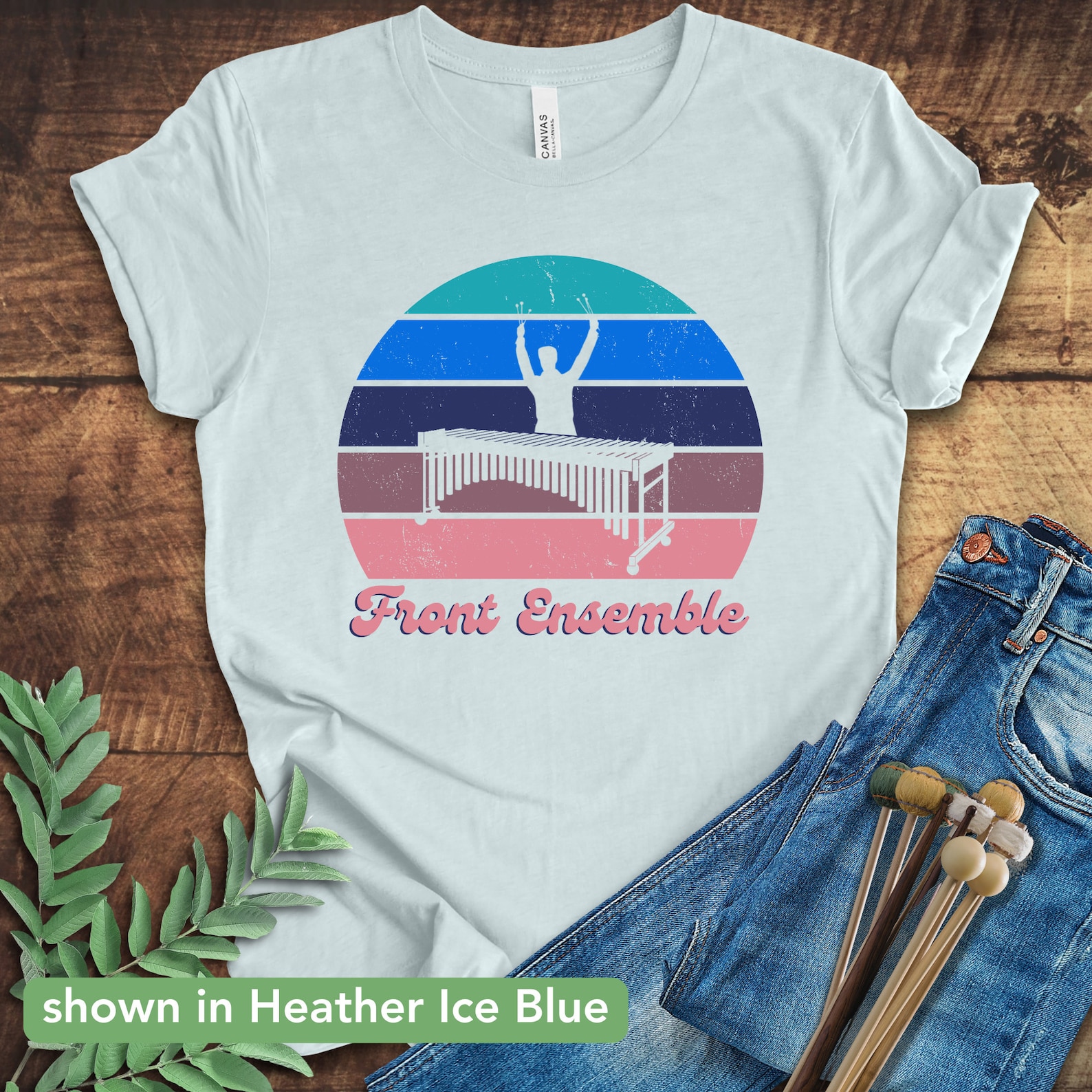 Retro Front Ensemble Shirt, Marching Band Pit Shirt, Drum Corps T-shirt ...