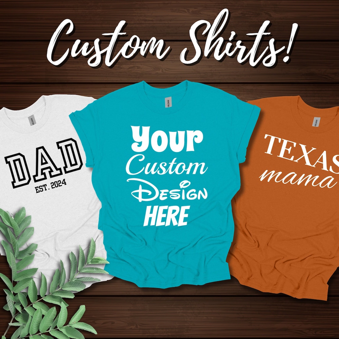 Custom T-shirts, Personalized Shirts, Personalized T-shirt, Customized ...
