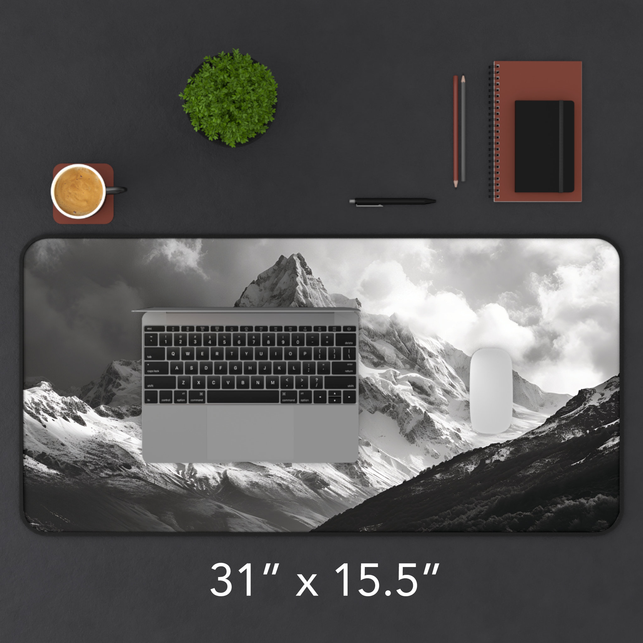 Nature Desk Mat, Desk Accessories, Nature Desk Decor, Gaming Mouse Pad ...