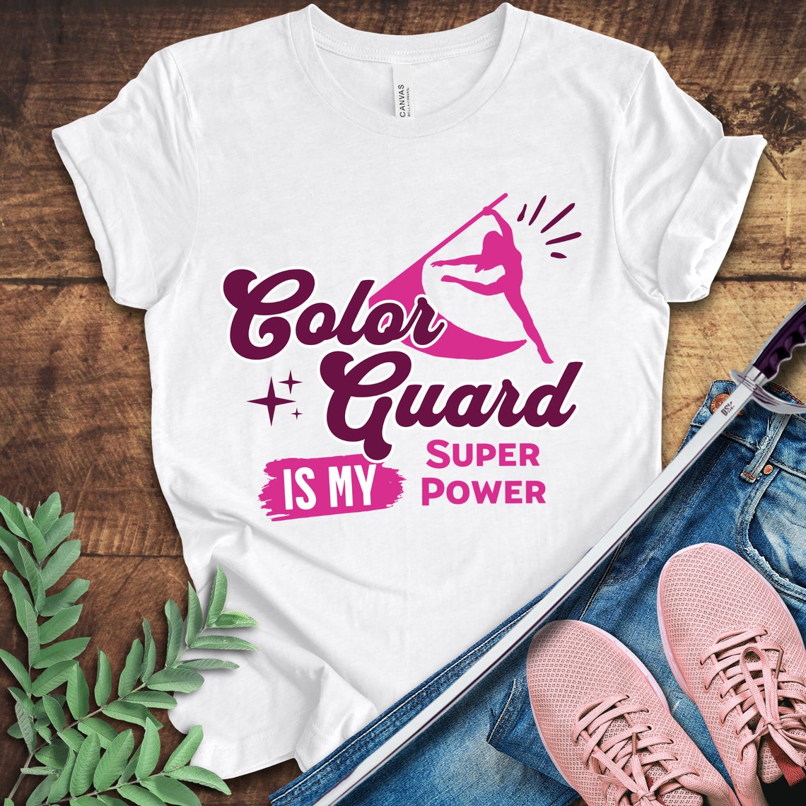 Color Guard Tshirt, Drum Corps T-shirt, Retro Guard T Shirt, Winter ...