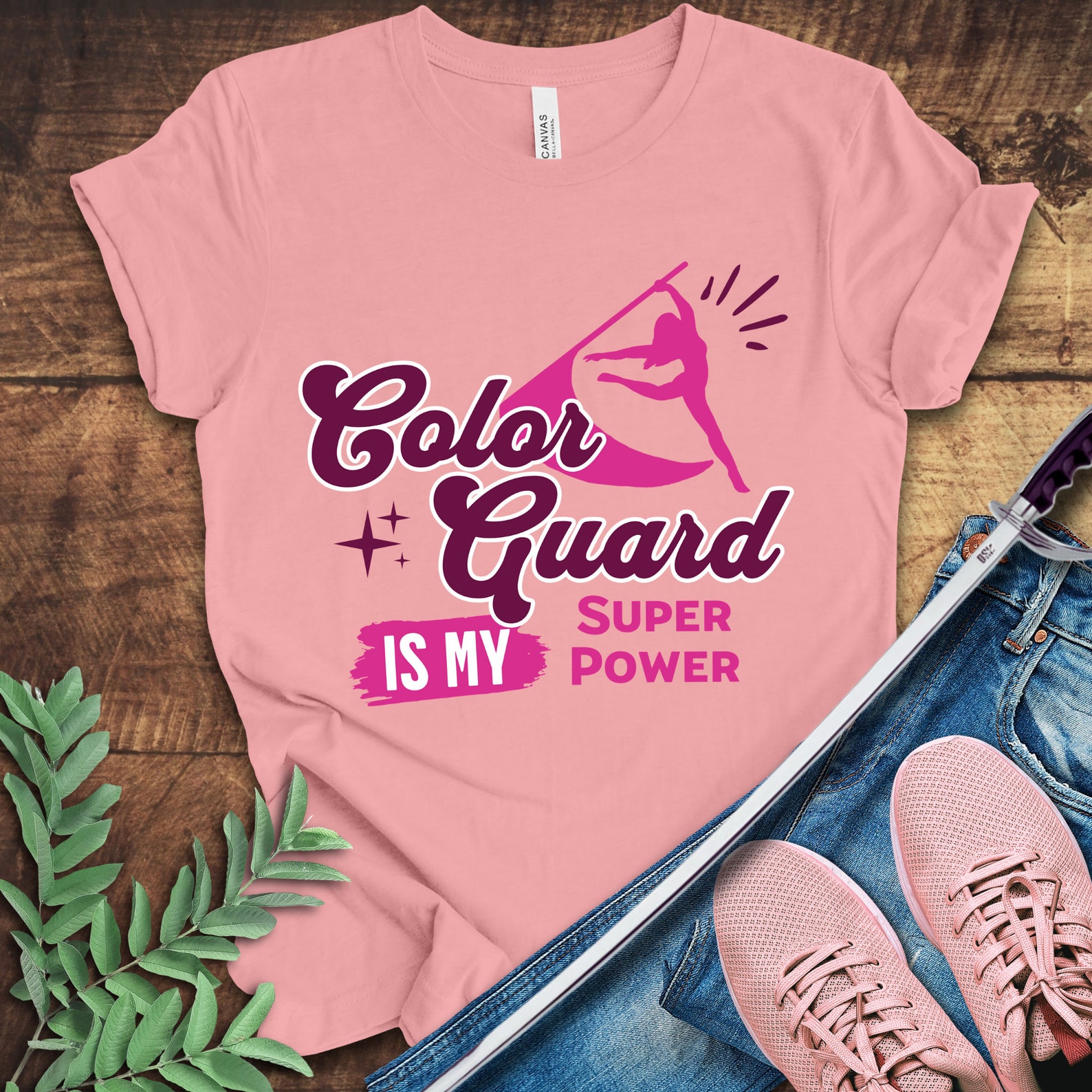 Color Guard Tshirt, Drum Corps T-shirt, Retro Guard T Shirt, Winter ...