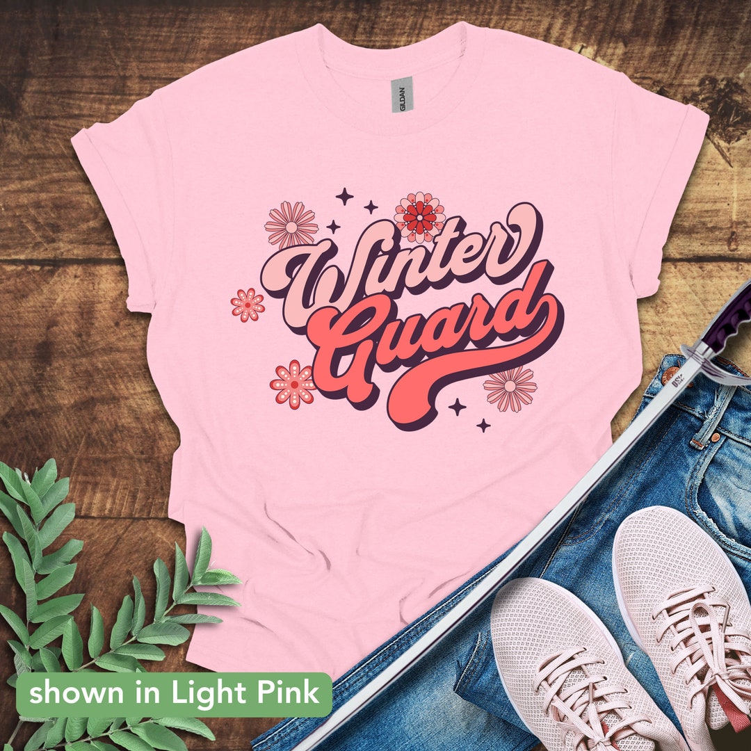 Retro Winter Guard Tshirt, Retro Band Shirt, Color Guard Tshirt, Color ...