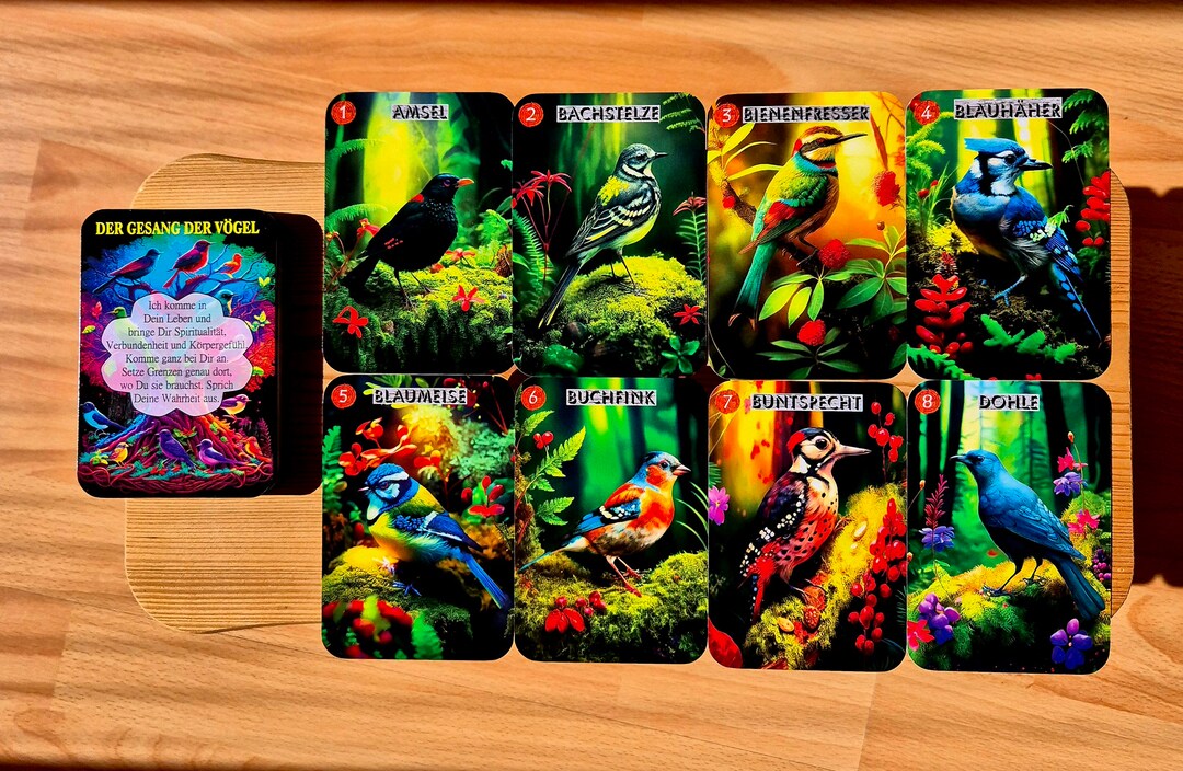 The Song of the Birds – 41 Oracle Cards With Nature Sounds, Messages ...