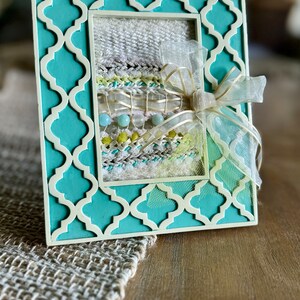 Baby Blue Woven Picture, Sky Blue Interior Accent, Light Blue Vintage ...