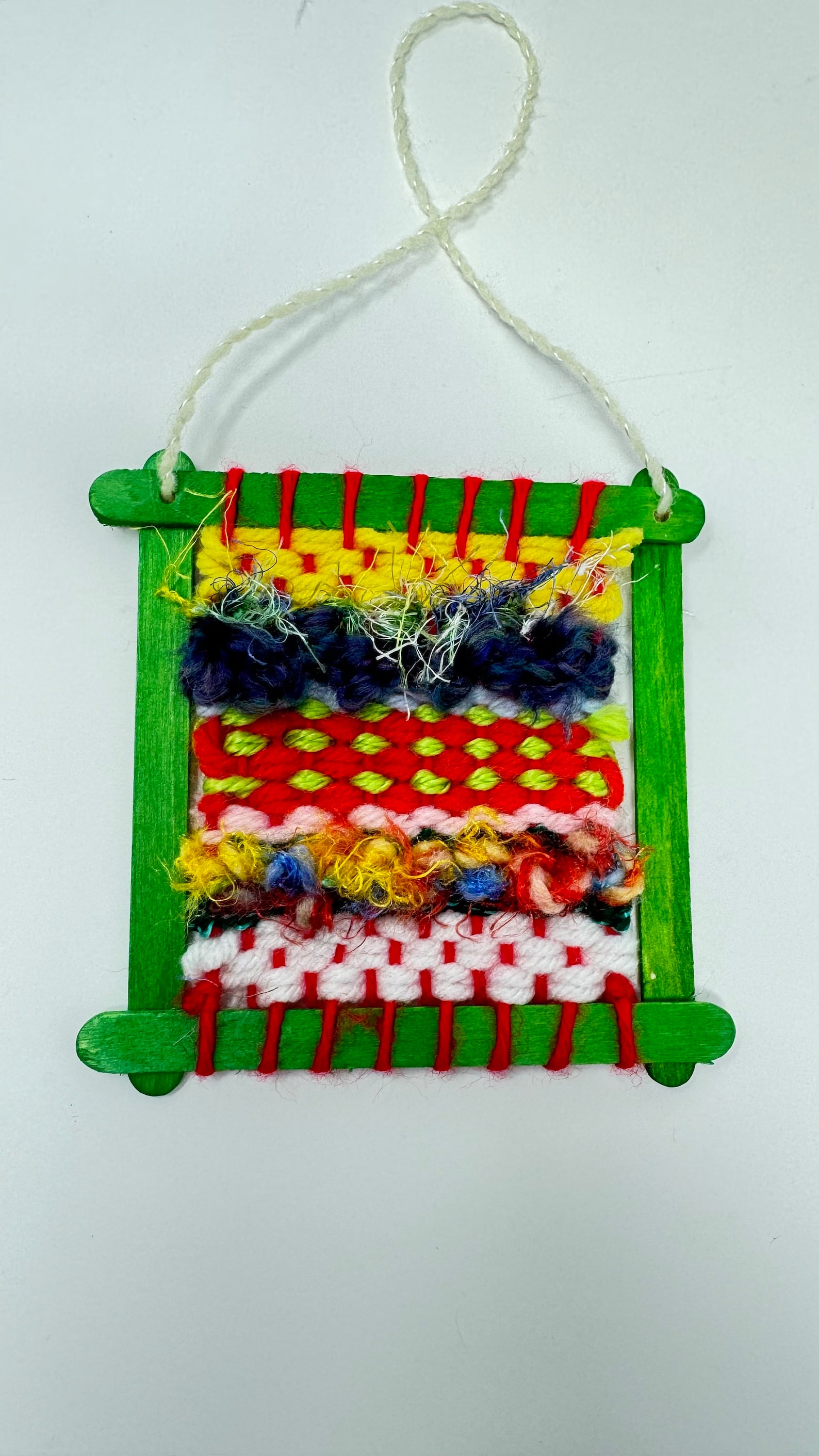 Beginners Mini Weaving Kit | Learn to Weave Tapestry Green Red With ...