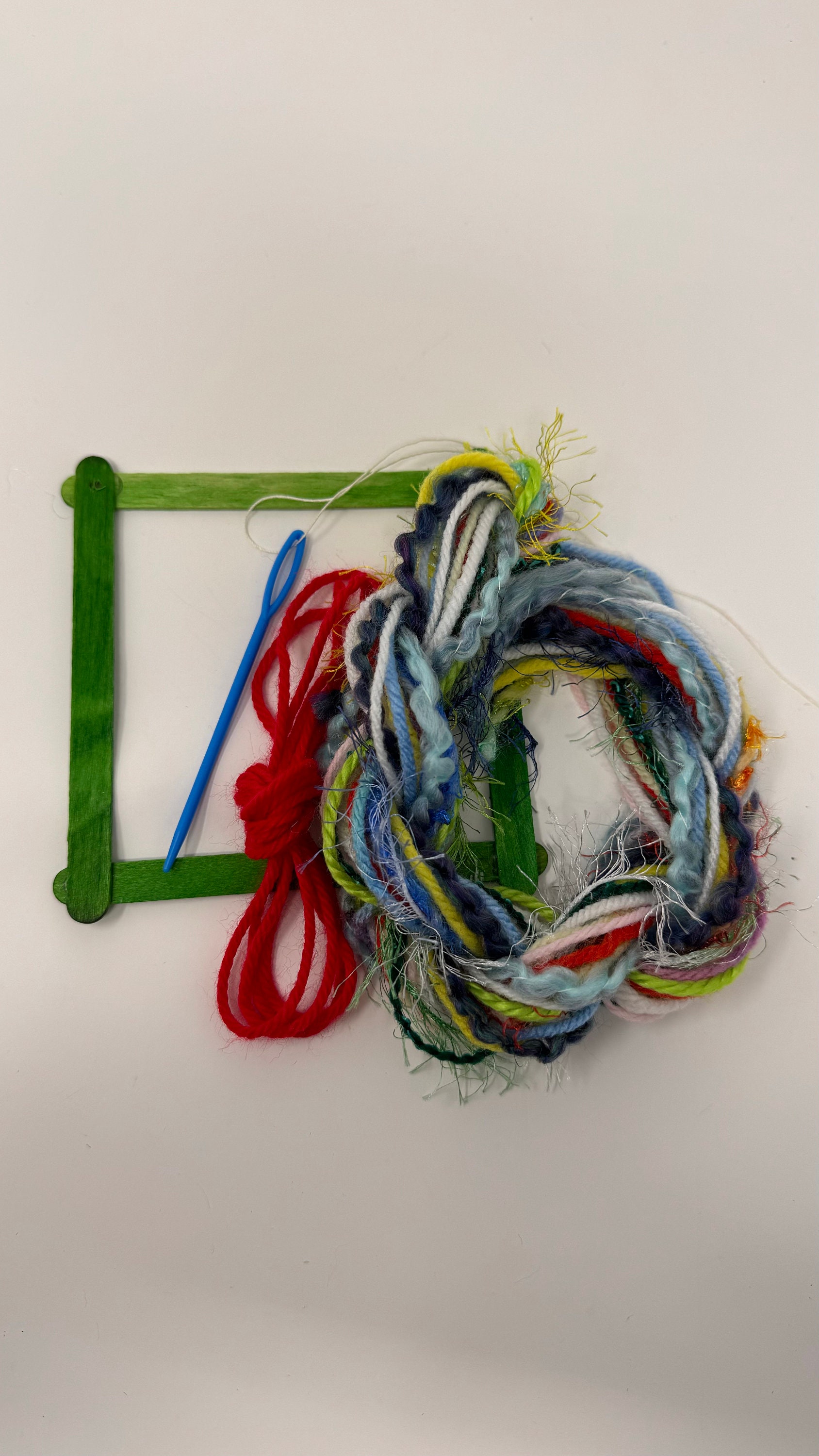 Beginners Mini Weaving Kit | Learn to Weave Tapestry Green Red With ...