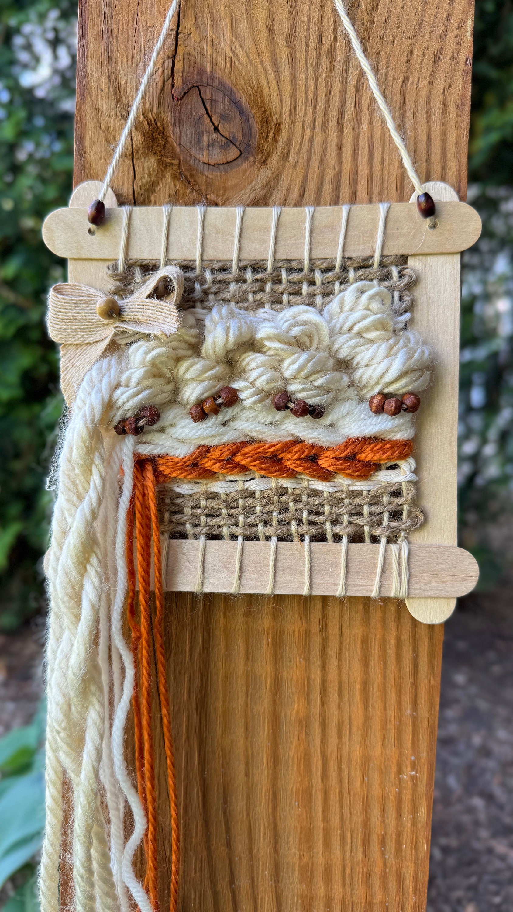 Tiny Complete Weaving Loom Kit. Video Tutorial. Learning the Basics of ...