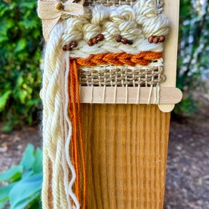Tiny Complete Weaving Loom Kit. Video Tutorial. Learning the Basics of ...