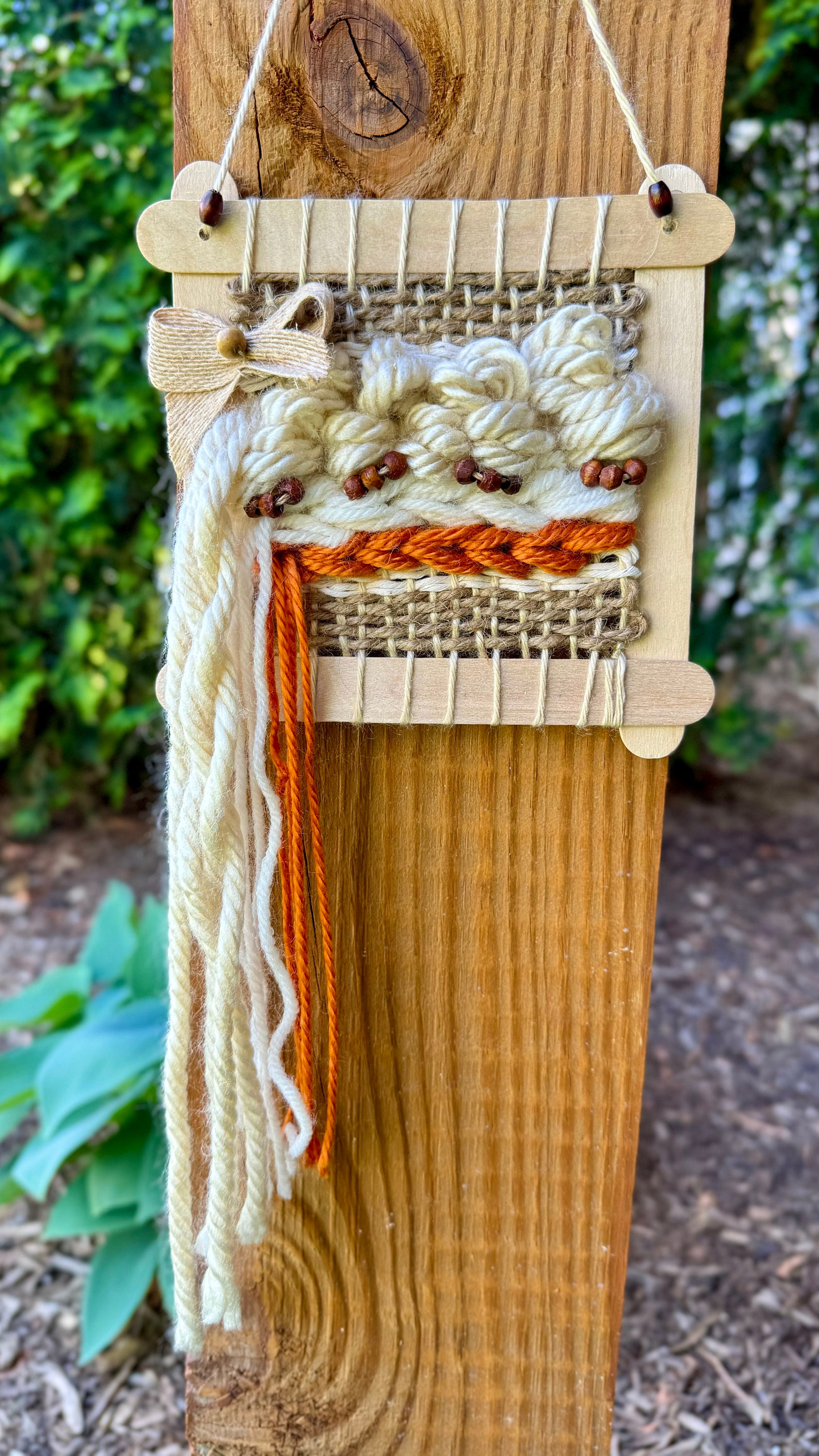 Tiny Complete Weaving Loom Kit. Video Tutorial. Learning the Basics of ...