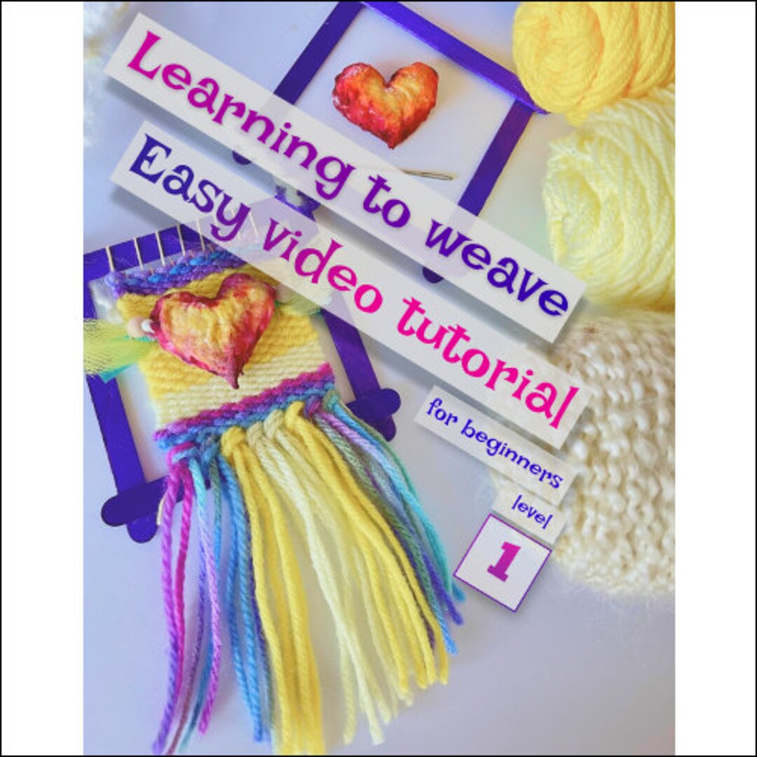 Online Weaving Tutorial for Beginners. Contains Digital Video Files How ...