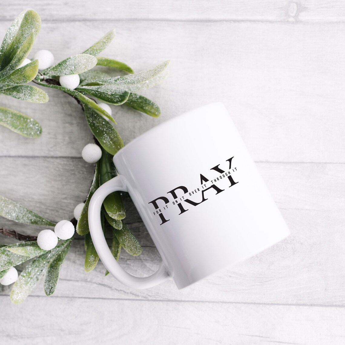Pray Mug, Christian Message Mug, Gift for Her, Gift for Him, Christmas ...