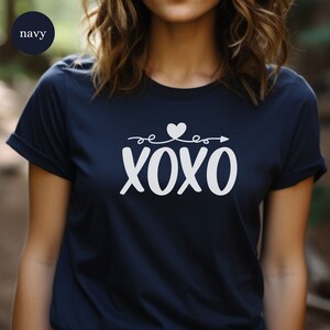XOXO T-shirt, Love and Kisses Shirt, Valentines Gift T Shirt, Couples ...